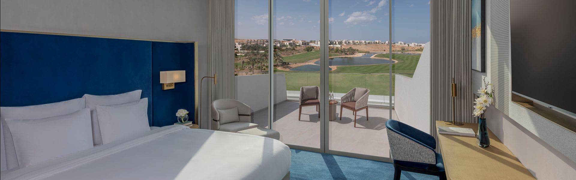 New Hotel in Muscat | Deluxe Golf View Room With Terrace at Tivoli